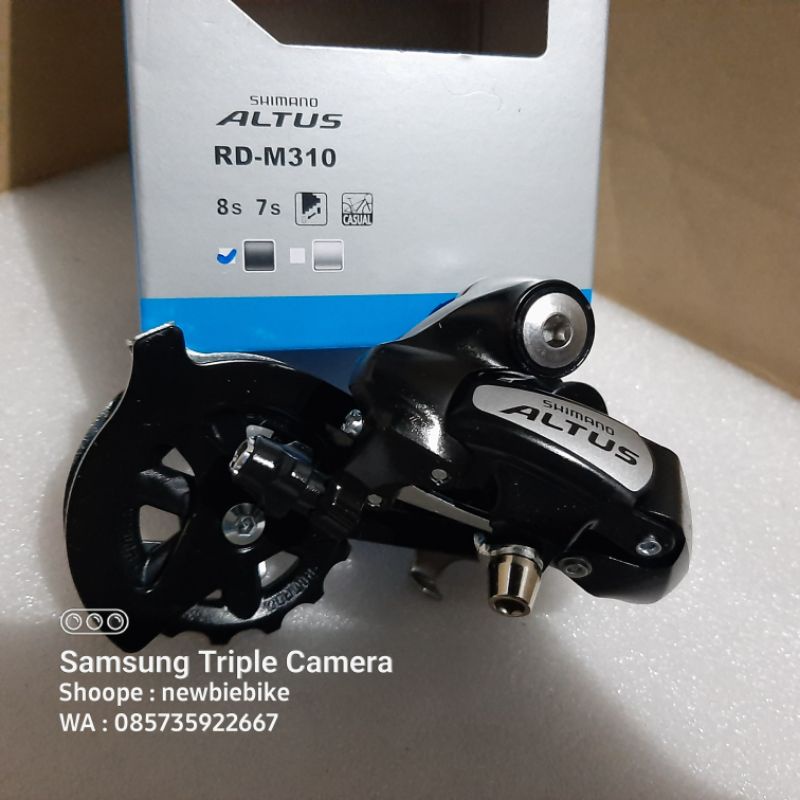 Jual Rear Derailleur RD shimano Altus M310 SS short cage untuk 7 8 9 speed sepeda lipat | Shopee ...