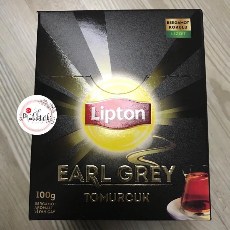 Jual LIPTON Earl Grey Tea TURKEY turkish tea bargamot 100 gram teh ...