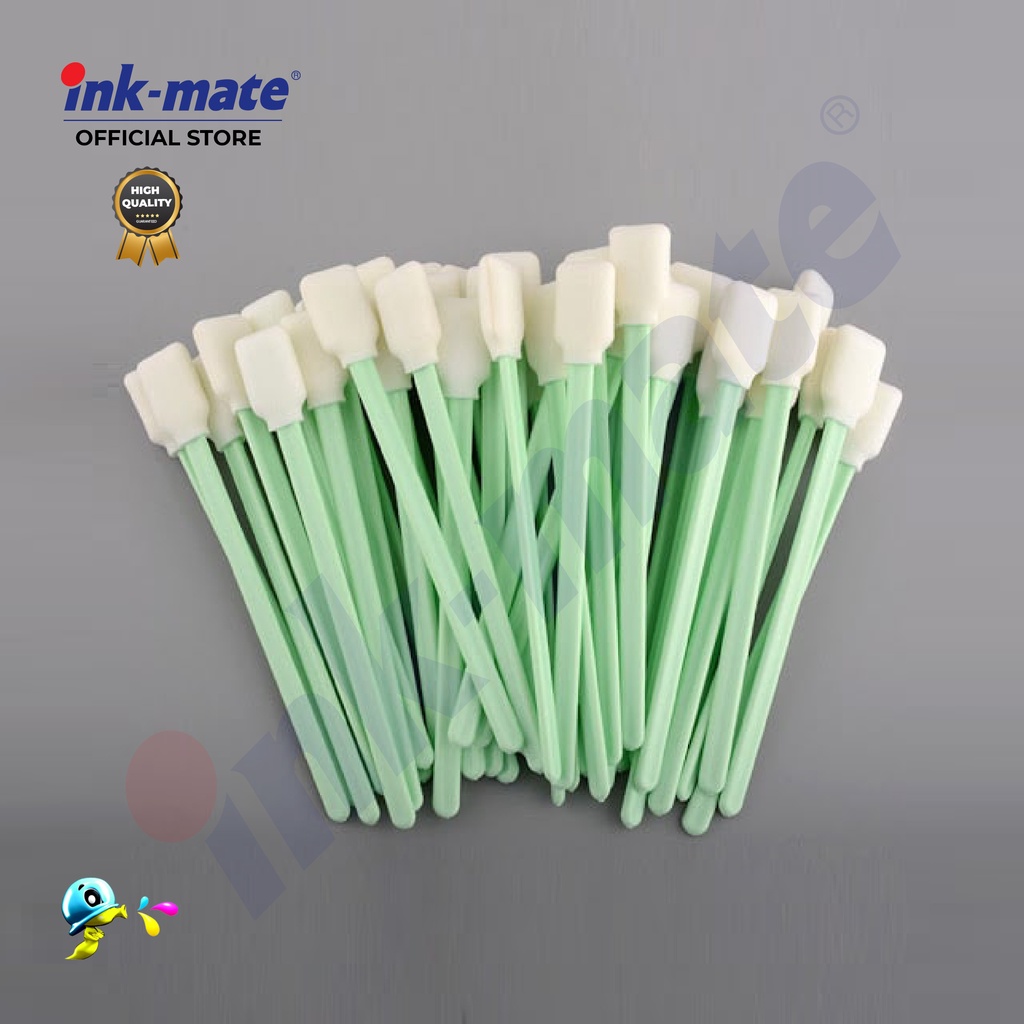 Jual Cleaning Stick Swabs for Printhead/Printer (Short) | Shopee Indonesia