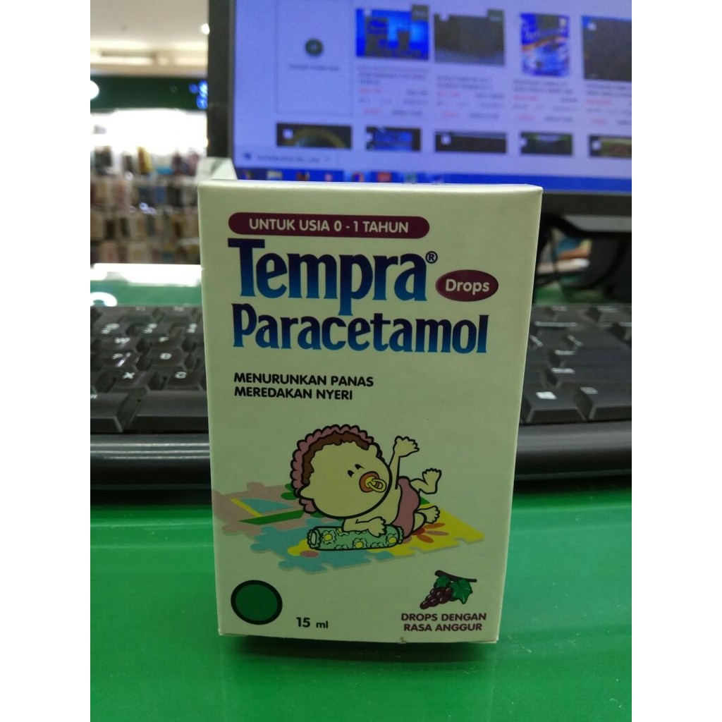 Jual TEMPRA DROPS PARACETAMOL SYRUP 15ml Original | Shopee Indonesia
