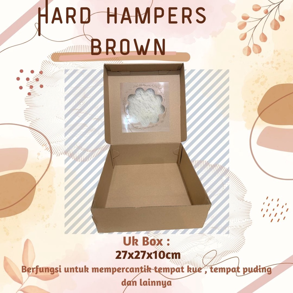 Jual 10 PCS BOX PUDING KOTAK HAMPERS BOX KUE KOTAK KUE PACKAGING BOX ...