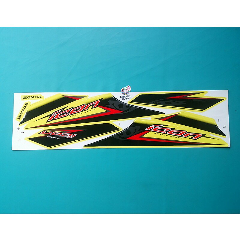 Jual Stiker Motor Beat Karbu Variasi Icon Mata Kuning | Shopee Indonesia