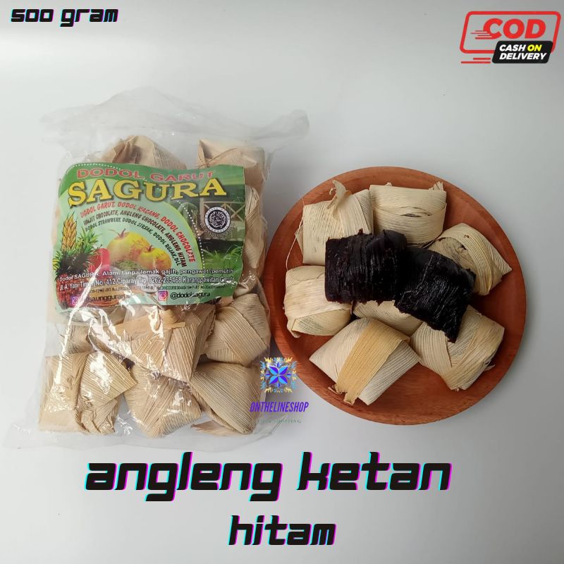 Jual angleng ketan hitam 500 gram / wajit khas garut / dodol garut ...