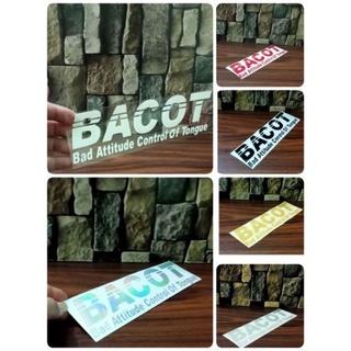 Jual stiker BACOT | Shopee Indonesia