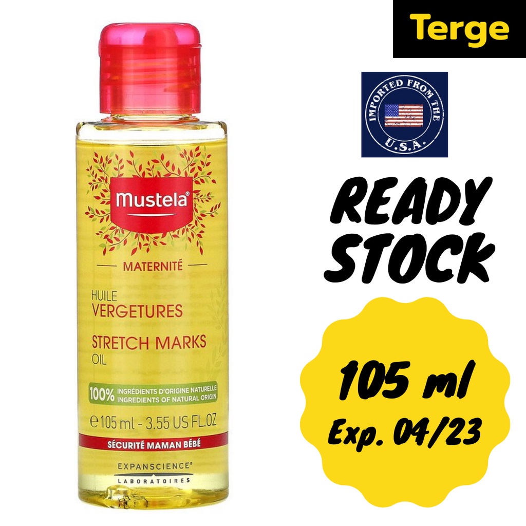 Jual Mustela Stretch Mark Oil Dermatologist Tested Natural Ingredients ...