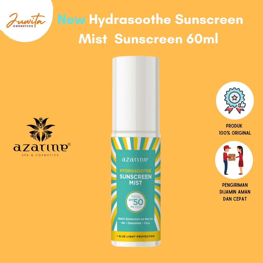Jual Azarine Sunscreen Mist Spf 50 60ml | Shopee Indonesia