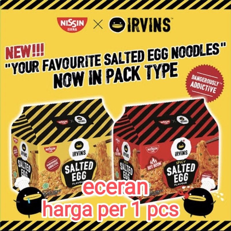 Jual mie mi nissin irvins irvin noodle salted egg ecer | Shopee Indonesia