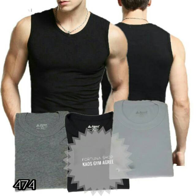Jual Kaos Pria - Kaos Oblong Kaos TankTop Agree - Kaos Oblong Tanpa ... Jual Kaos Pria - Kaos Oblong Kaos TankTop Agree - Kaos Oblong Tanpa ...