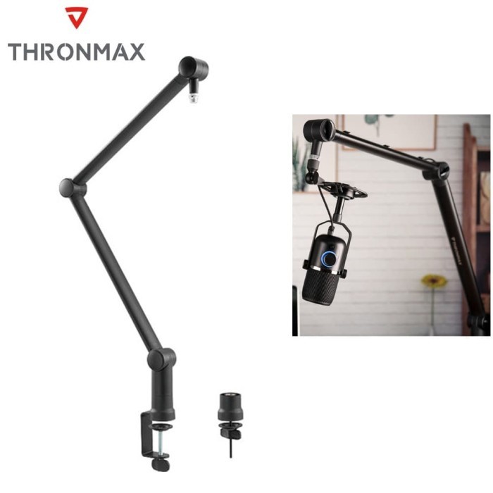 Jual Thronmax Zoom S3 Microphone Boom Arm Stand Indonesia|Shopee Indonesia