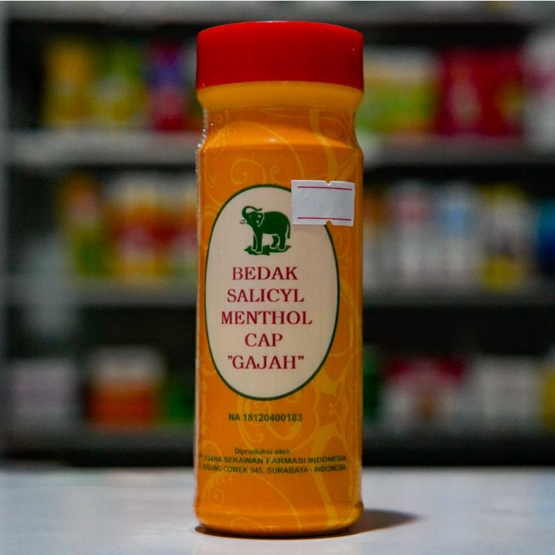 Jual Bedak Salycil Menthol Cap Gajah | Shopee Indonesia