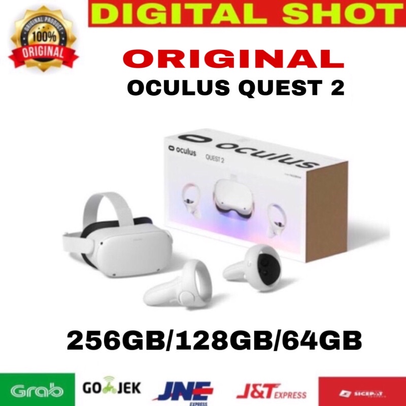 Jual Oculus Quest 2 All In One VR Gaming System Headset 256GB/64GB ORIGINAL | Shopee Indonesia