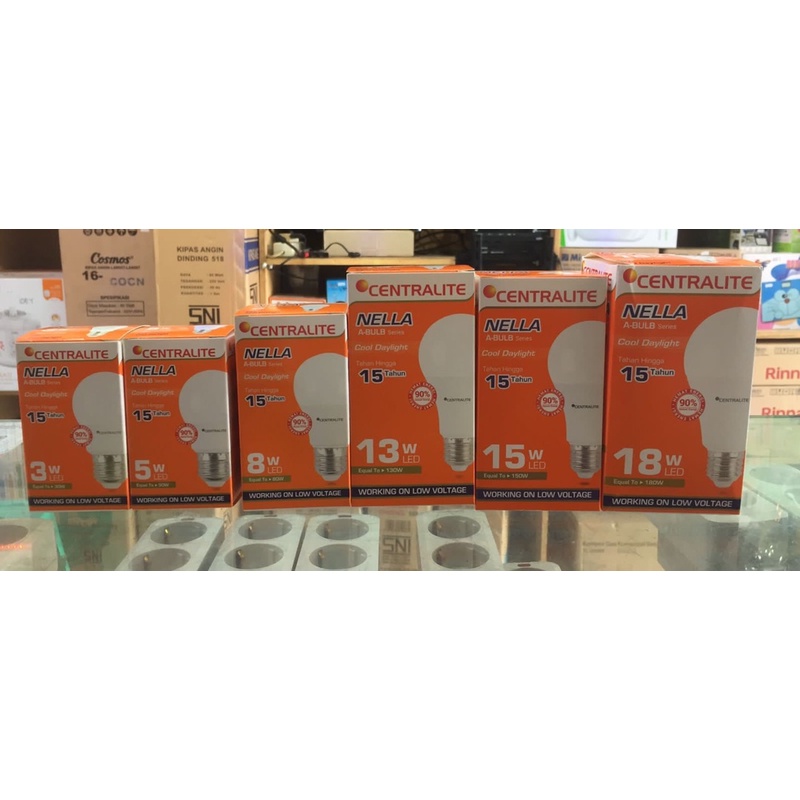 Jual CENTRALITE LED / NELLA / LED LAMP / BULB SERIES / CLASSIC SERIES ...