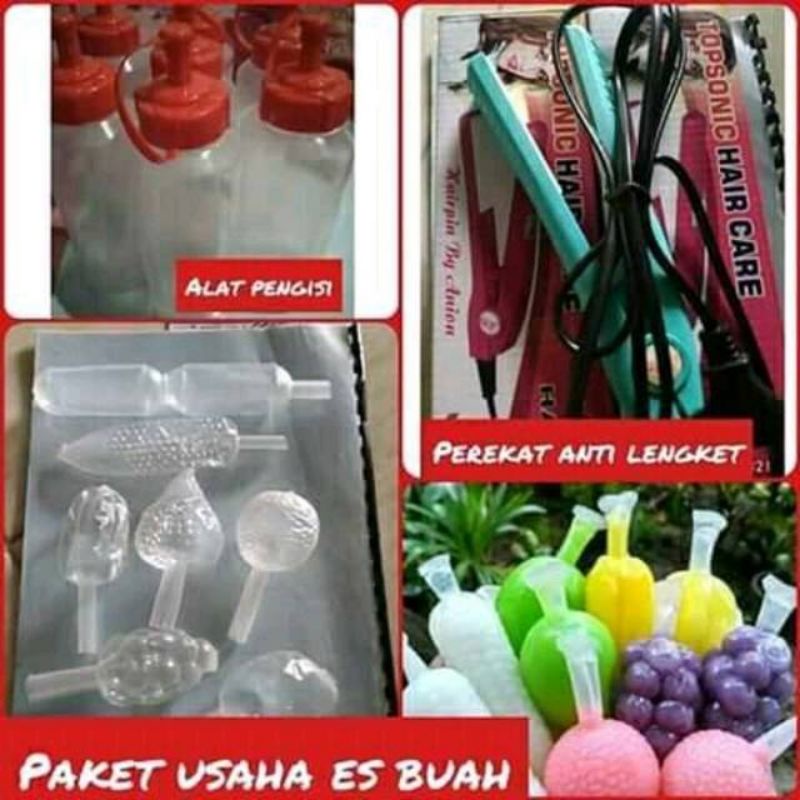 Jual plastik Es buah/Paket lengkap karakter | Shopee Indonesia