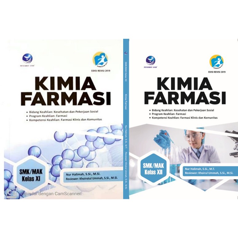 Jual Buku Kimia Farmasi SMK Kelas XI & XII - Kesehatan dan Pekerjaan Sosial -Farmasi Klinis dan ...
