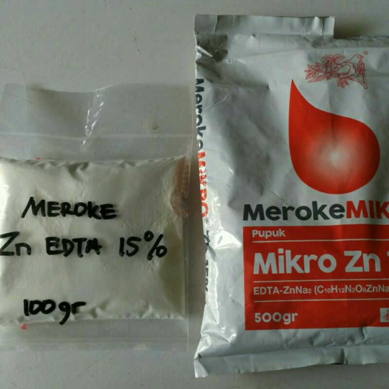 Jual Meroke Mikro Zn Edta 15% kemasan 500 gr | Shopee Indonesia