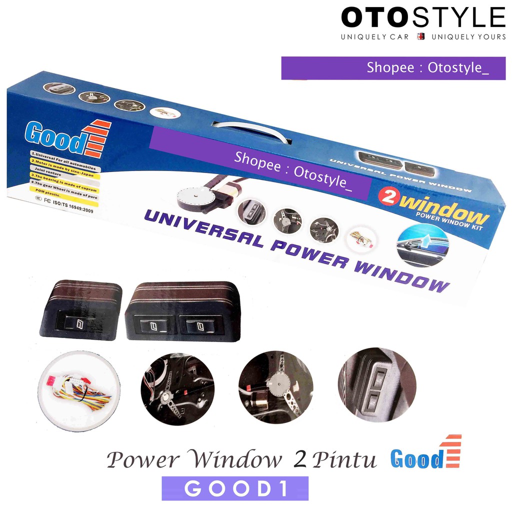 Jual Power Window Universal 2 Pintu Set Lengkap | Shopee Indonesia