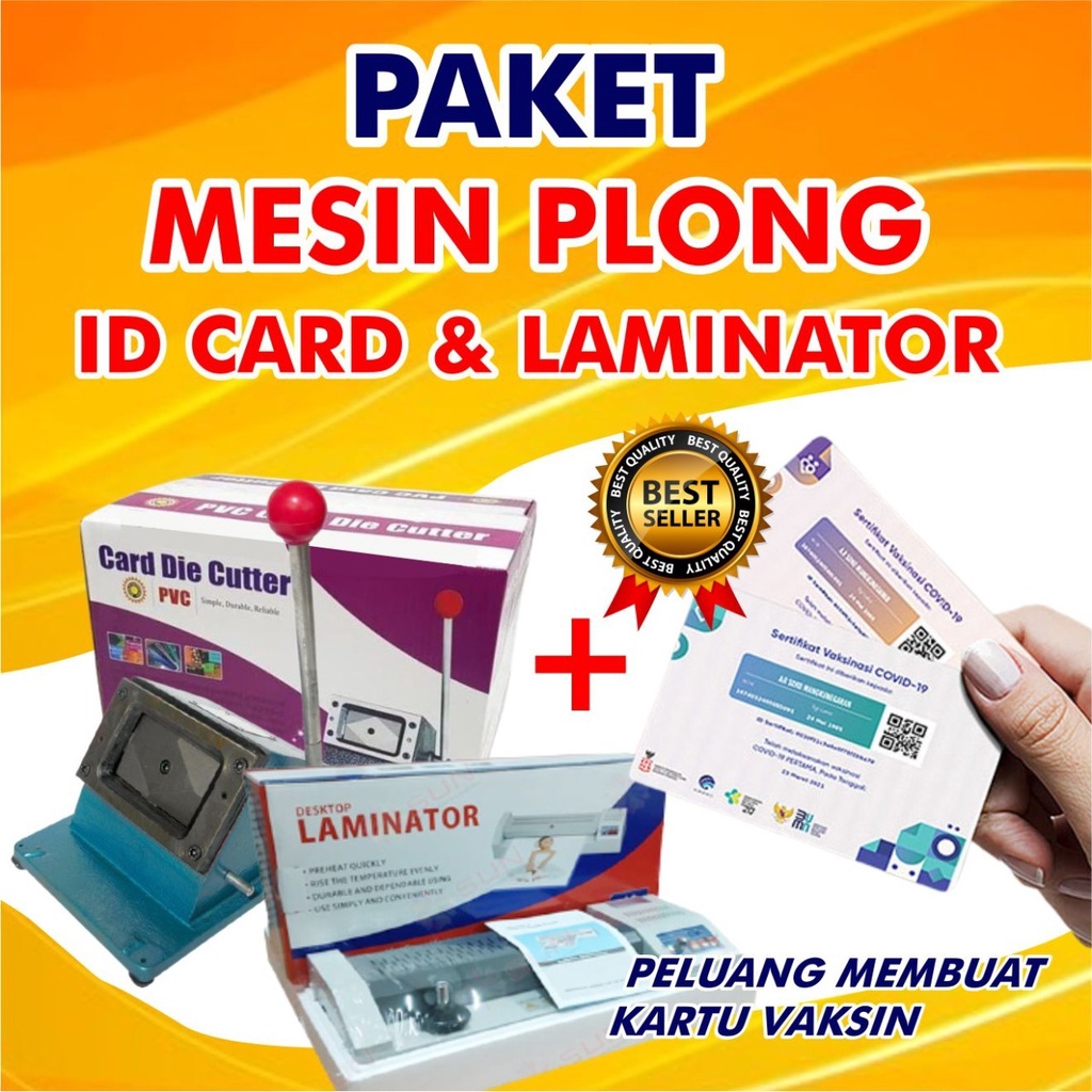 Jual Mesin Pemotong Id Card / ID Card Cutter dan Mesin Laminating A3 ...