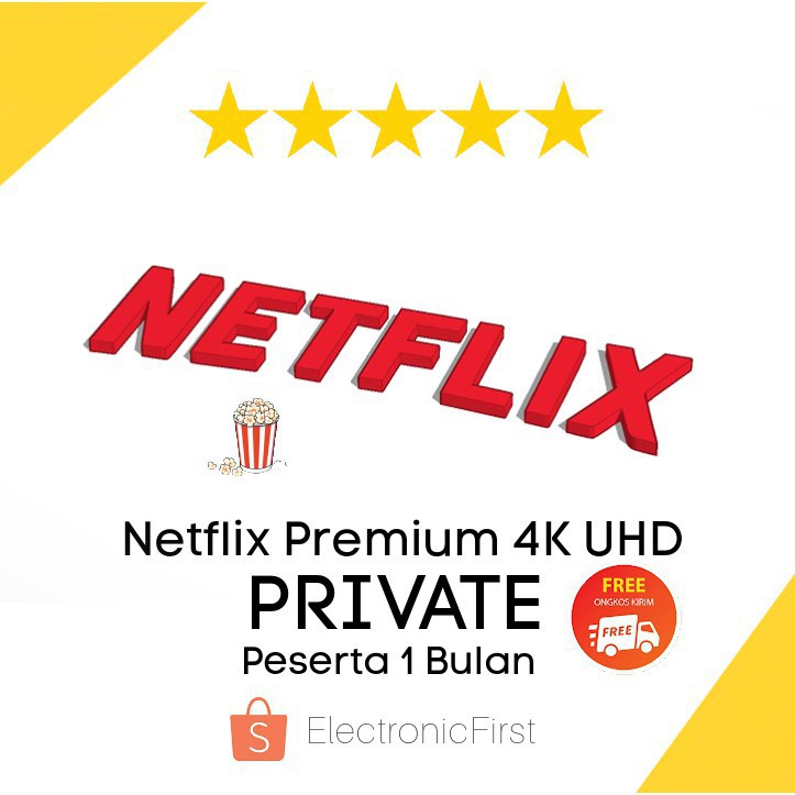 Jual NETFLIX PREMIUM 4K UHD PRIVATE- 1 BULAN | Shopee Indonesia
