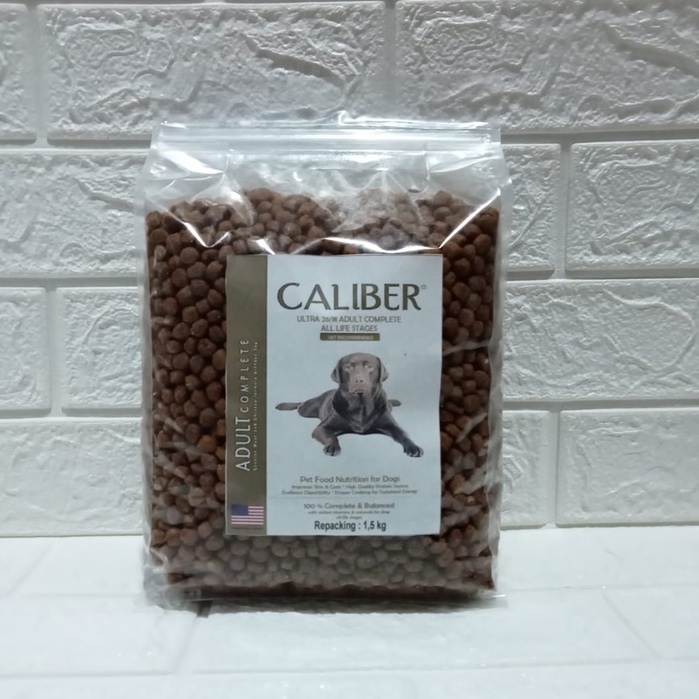 Jual Dog Food Caliber Ultra REPACK 1,5 kg | Shopee Indonesia