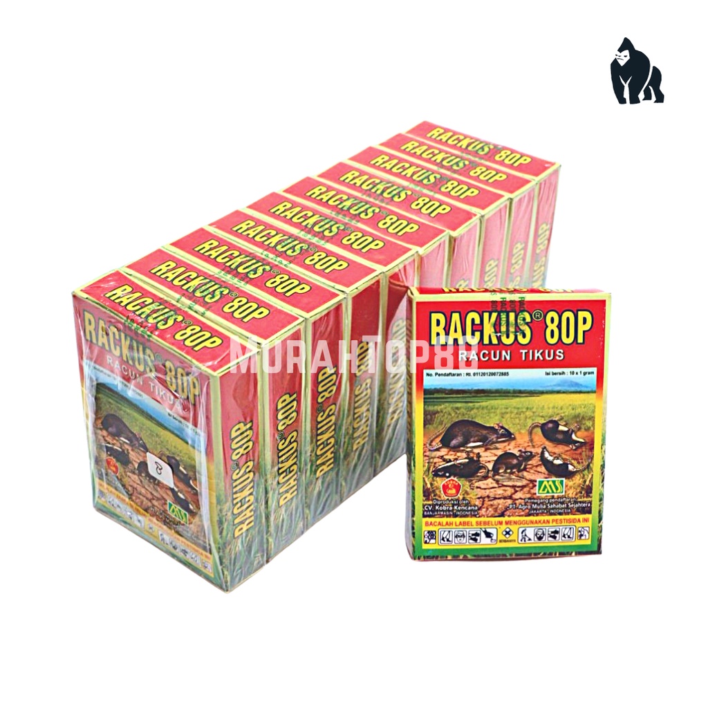 Jual Racun Tikus Rackus 80P / Pembasmi Tikus Serbuk Tabur 80 P Per Box [ISI 10 PCS] | Shopee ...