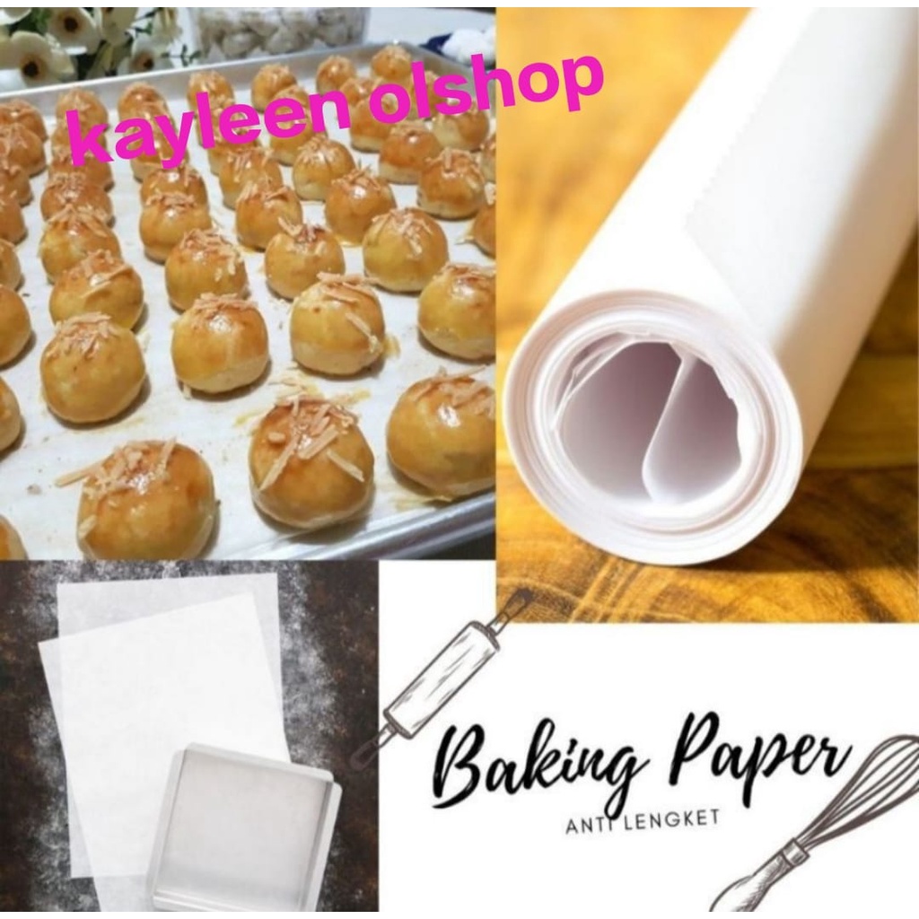 Jual Kertas Roti Baking Paper 75cm x 100cm Alas Loyang / Alas Roti ...