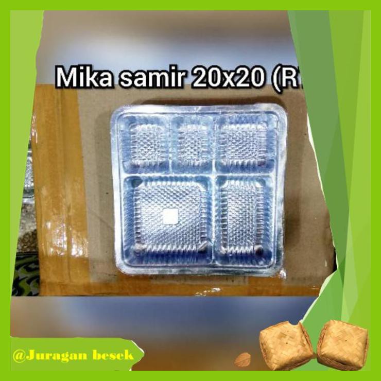 Jual Mika R10K samir 20x20 dan 18x 18 dus nasi R10- sekat dalaman kotak ...