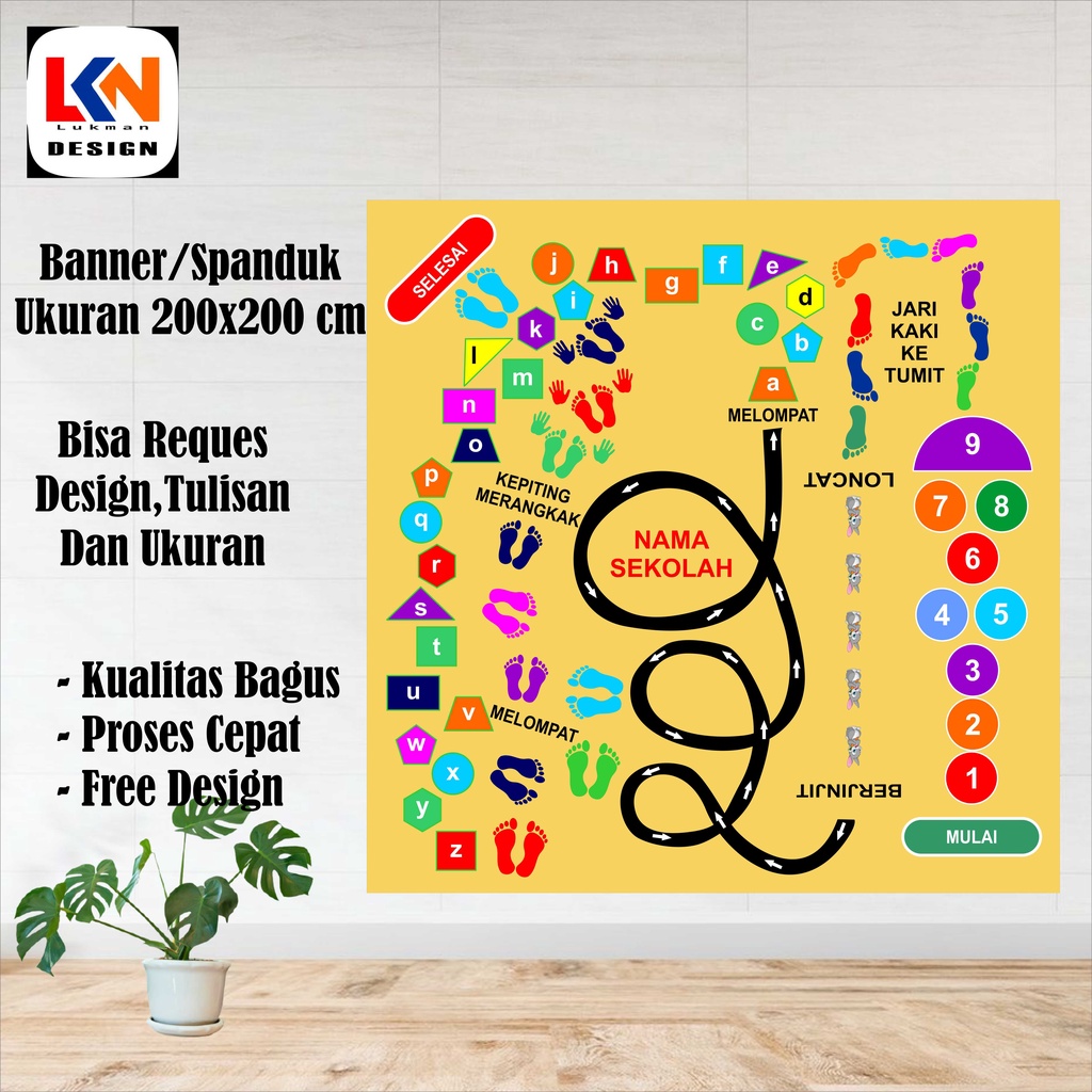 Jual banner spanduk mainan anak tk,paud | Shopee Indonesia
