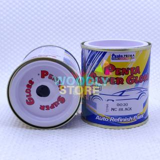 Jual PENTA SUPER GLOSS BLACK SOLID HITAM CAT BODY CAT DUCO CAT BESI ...