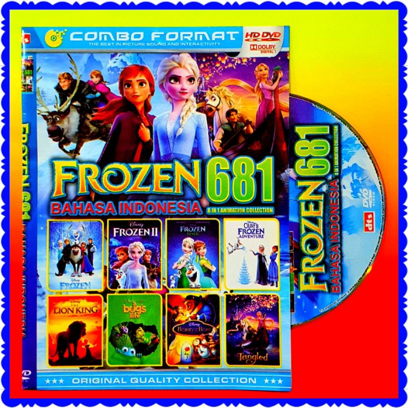 Jual KOLEKSI CAMPURAN 8 FILM KARTUN FROZEN DUBBING BAHASA INDONESIA ...