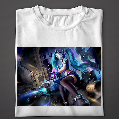 Jual 280 KAOS Mobile Legends layla skin blue spectre | Shopee Indonesia