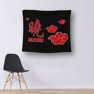 Jual bendera ANIME NARUTO AKATSUKI CLAN flag poster kain tapestry ...