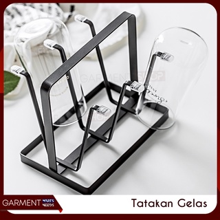 Jual TELAS - Rak Gelas Besi Anti Karat Tempat Cangkir Cup Holder Organizer Estetik Minimalis ...