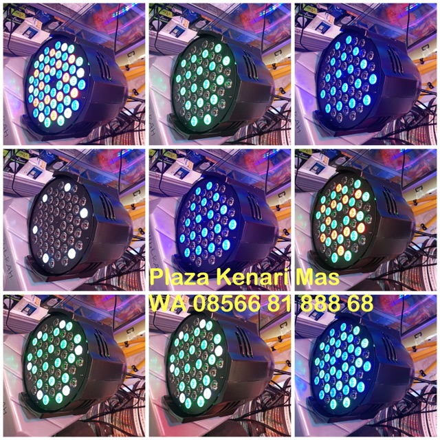 Jual Lampu Parled RGBW 54 LED Par Led 54 LED Lampu Panggung RGBW Disco ...