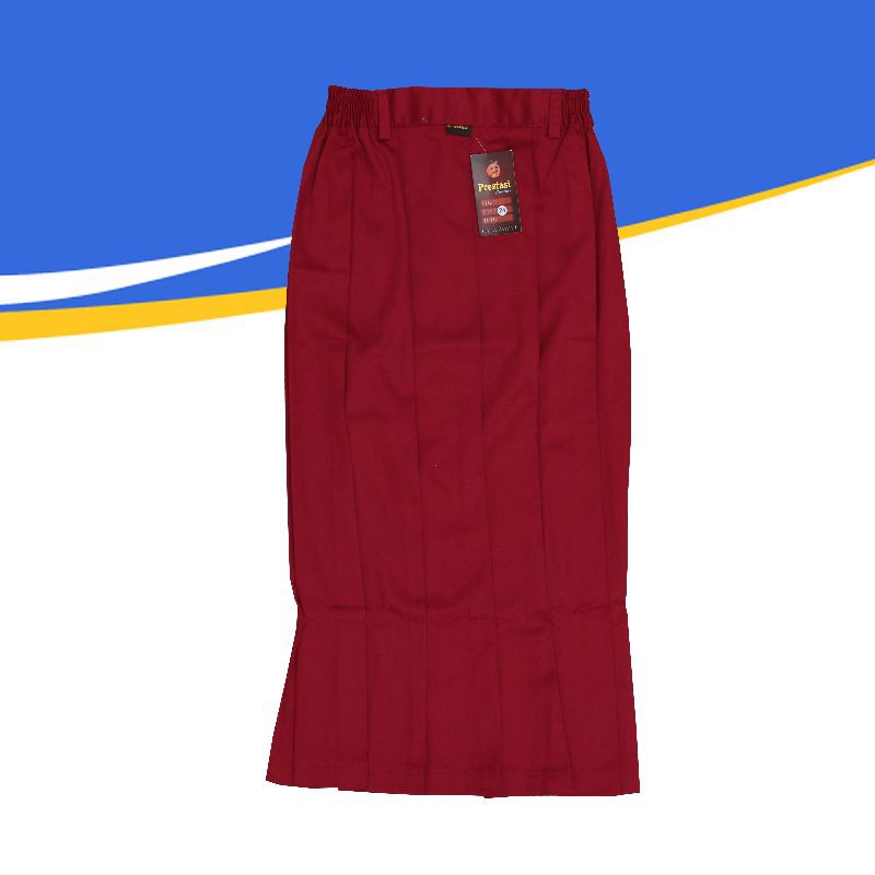 Jual Seragam Sekolah Sd Merah Panjang Karet Bawahan Merah Sd Panjang Rok Rempel Merah Sd ...