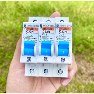 Jual MCB BIRU MULTI 9 MERLIN GERIN 2 4 6 10 AMPERE A PLN SPLN 2A 4A 6A 10A 16A 20A 25A BREKER ...