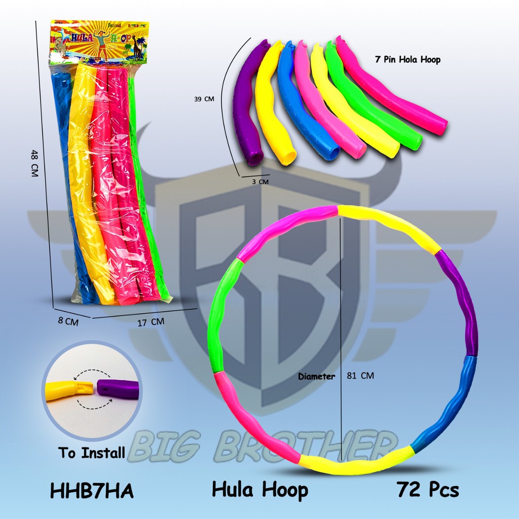 Jual Hula Hoop HulaHoop HulaHup Alat Olahraga Pilates Mainan Anak ...
