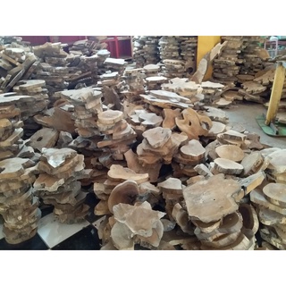Jual SLICE WOOD AKAR KAYU JATI BERBAGAI BENTUK UNIK ESTETIK - TOP TABLE ...