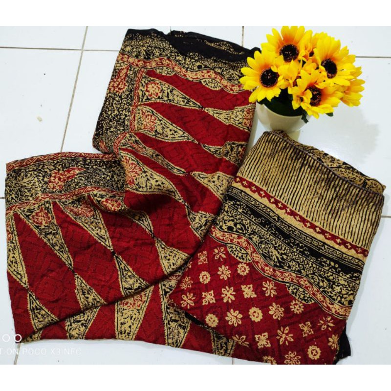 Jual KAIN BATIK CAP JUPRI PALEMBANG VISCOS SET SEMI SUTERA | Shopee ...