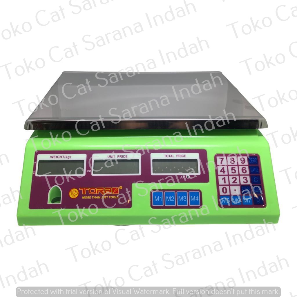 Jual Timbangan Digital TORA 30 KG GRADE B HIJAU TIMBANGAN BUAH DIGITAL ...