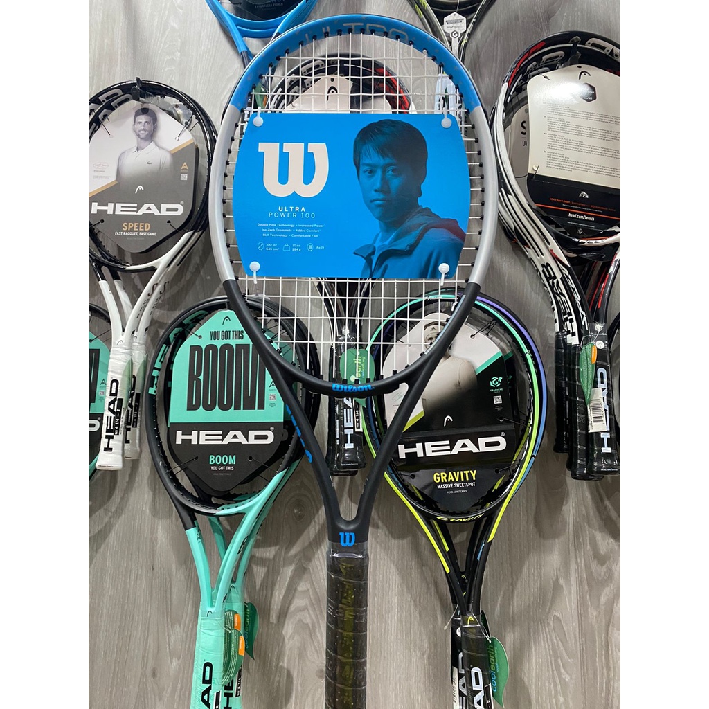 Jual Raket Tenis Wilson Ultra Power 100 [284 gram / 100 inc] | Shopee ...