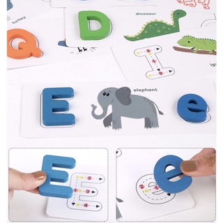Jual Spelling Puzzle / Puzzle Membaca / Cognitive Alphabet Spelling ...