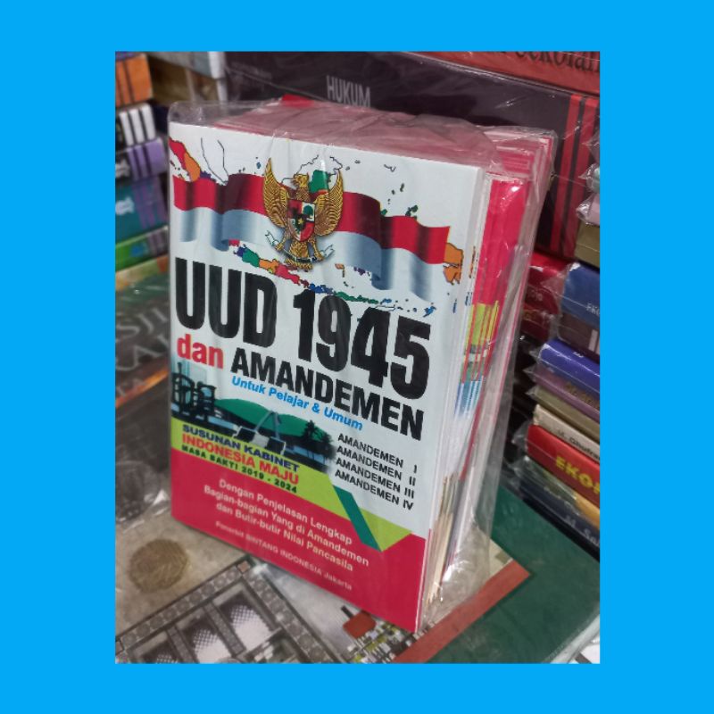 Jual Uud 1945 Dan Amandemen Susunan Kabinet Indonesia Majuukuran Kecil Shopee Indonesia 