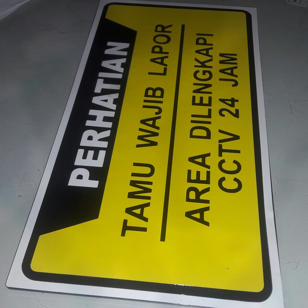 Jual stiker sign tanda rambu pintu tulisan tamu wajib lapor cctv area ... Jual stiker sign tanda rambu pintu tulisan tamu wajib lapor cctv area ...
