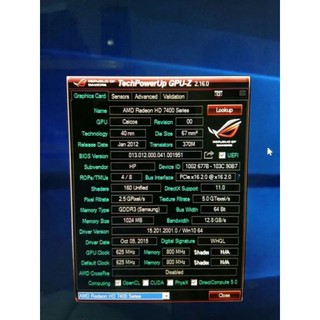 Jual Vga card oem amd Radeon HD 7400 1 gb 64 bit ddr3 Original Murah ...