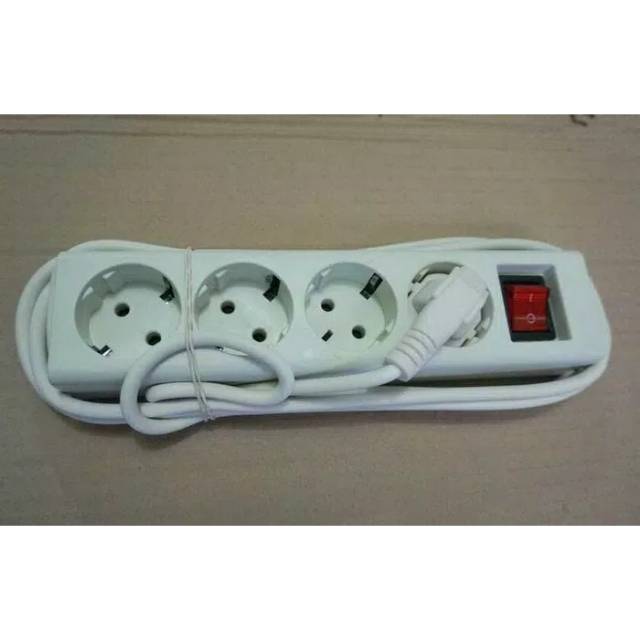 Jual Stop Kontak Colokan Multi Socket Saklar 4 Lubang Kabel 3 Meter SNI ...