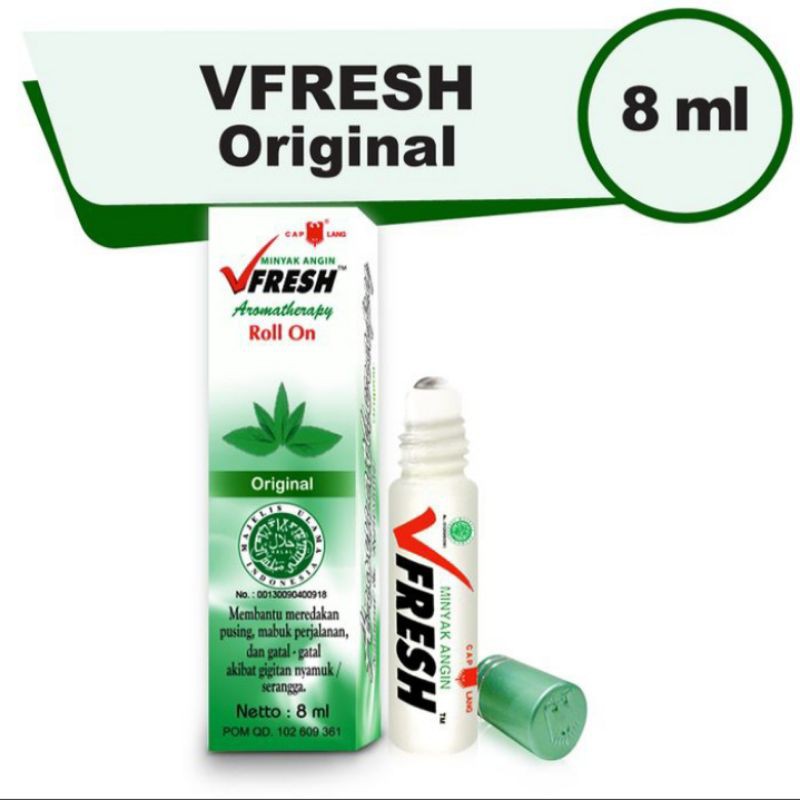 Jual VFresh roll on aromatherapy Original 8ml | Shopee Indonesia