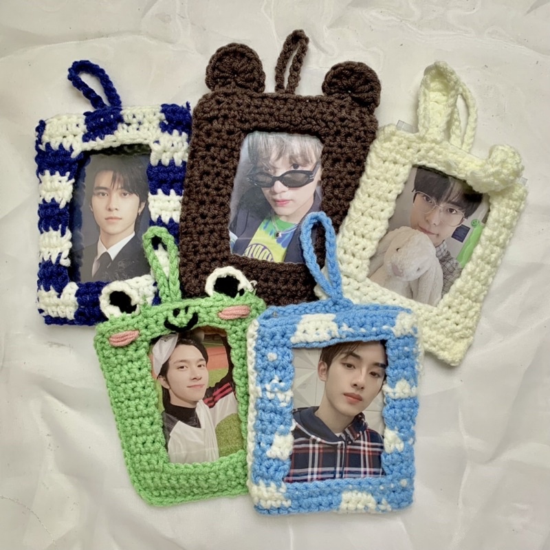 Jual CROCHET PHOTOCARD HOLDER TOPLOADER DECO bisa custom Indonesia ...