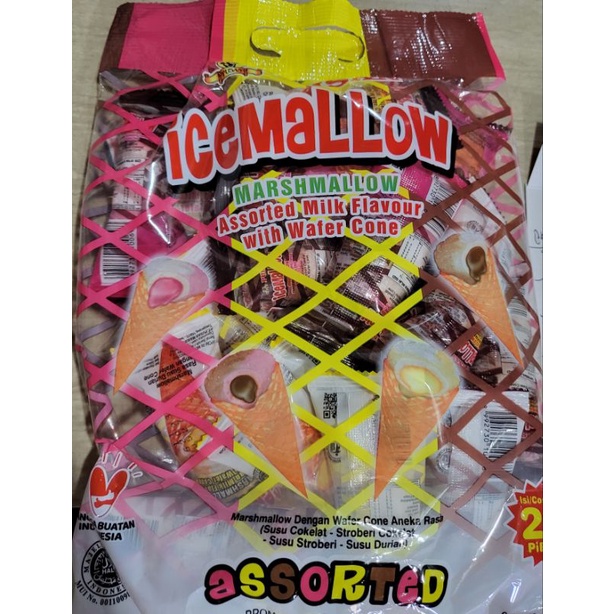 Jual permen marshmallow permen kapas icemallow isi 20pcs | Shopee Indonesia