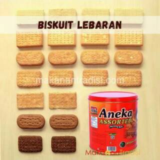 Jual Biskuit AIM Aneka Assorted Bulat 350 gr 1 Dus isi 6 Kaleng Biskuit ...