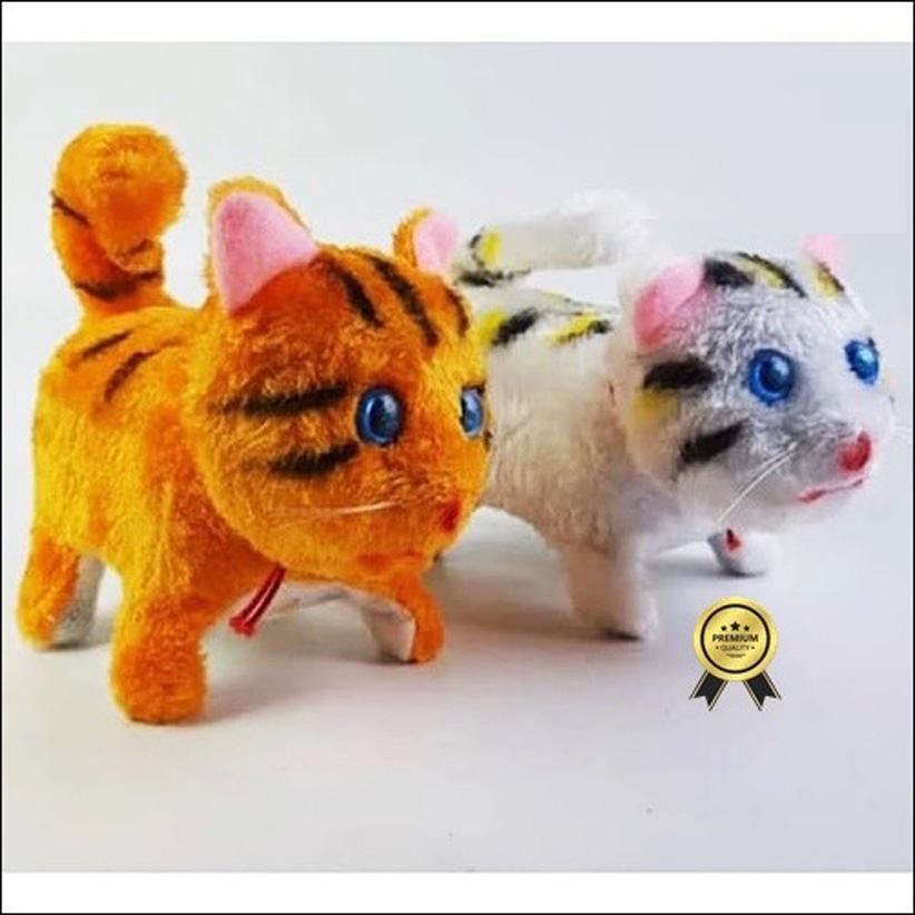 Jual RM Mainan Anak Robot Kucing Bergerak Suara dan Lampu | Shopee ...